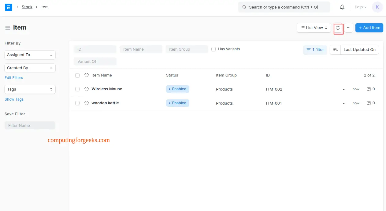 How To Run Erpnext Erp System In Docker Containers Computingforgeeks