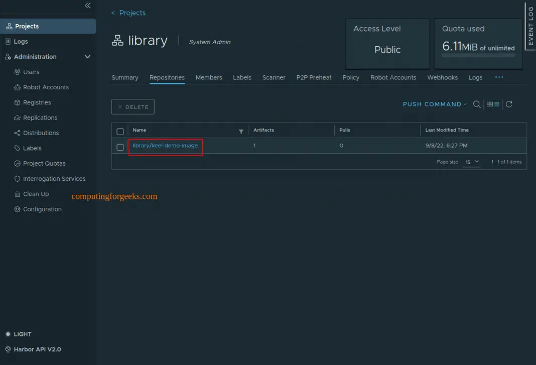 Install Harbor Image Registry on Ubuntu 22.04|20.04 | ComputingForGeeks