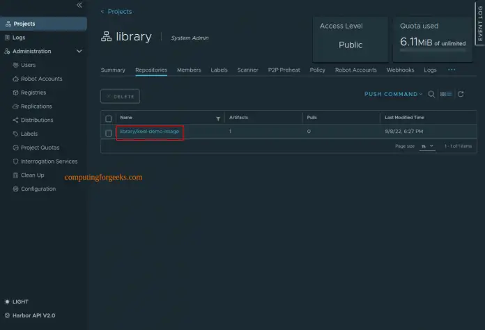 Install Harbor Image Registry on Ubuntu 22.04|20.04 | ComputingForGeeks