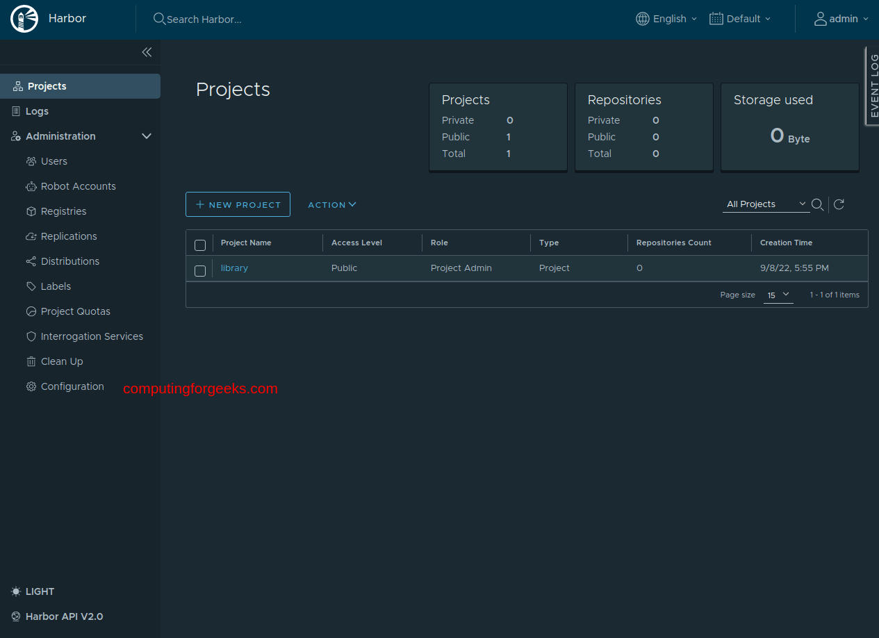 Install Harbor Image Registry on Ubuntu 22.04|20.04 | ComputingForGeeks