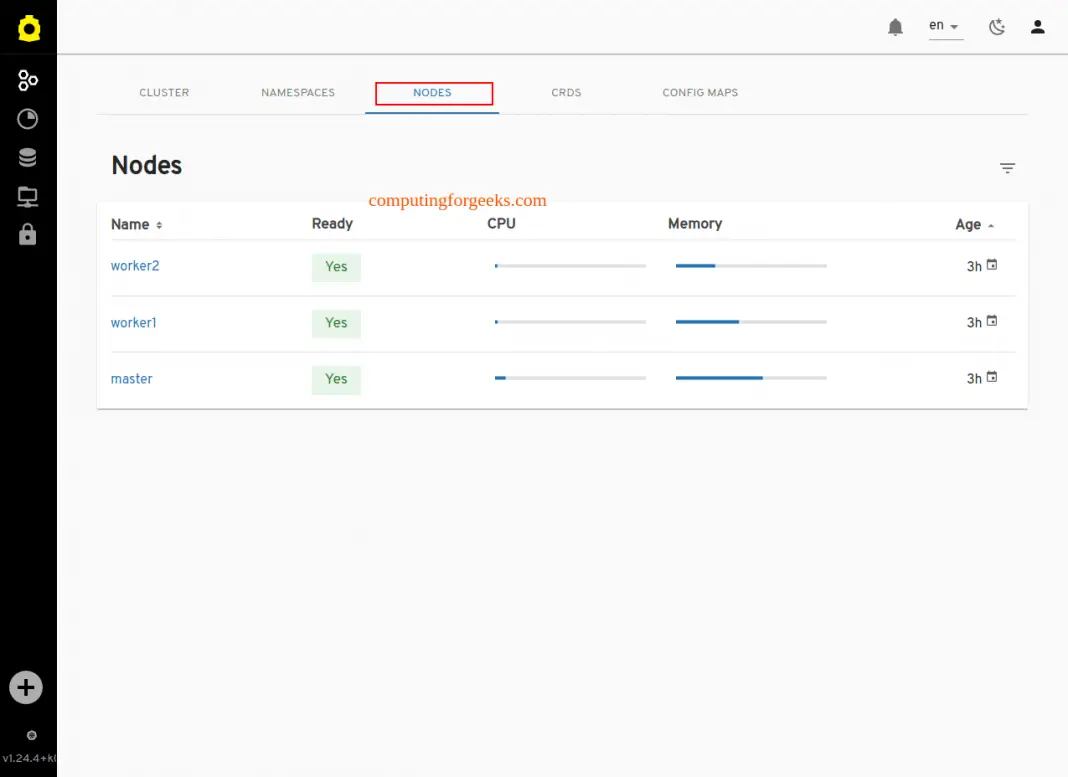 How To Install And Use Headlamp Kubernetes Web Ui Computingforgeeks 8421