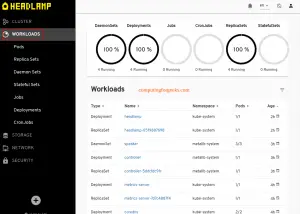 How To Install and Use Headlamp Kubernetes Web UI | ComputingForGeeks