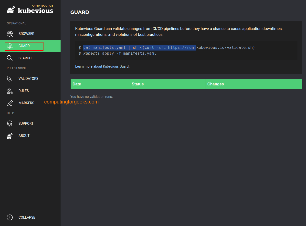 How To Manage Kubernetes Cluster With Kubevious Computingforgeeks 9422