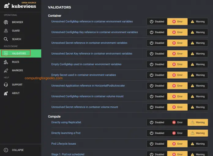 How To Manage Kubernetes Cluster With Kubevious Computingforgeeks