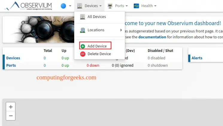 Install Observium Monitoring Tool on Rocky 9 / AlmaLinux 9 | ComputingForGeeks