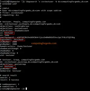 Install and Configure OpenLDAP Server on Rocky Linux 8 / AlmaLinux 8 | ComputingForGeeks