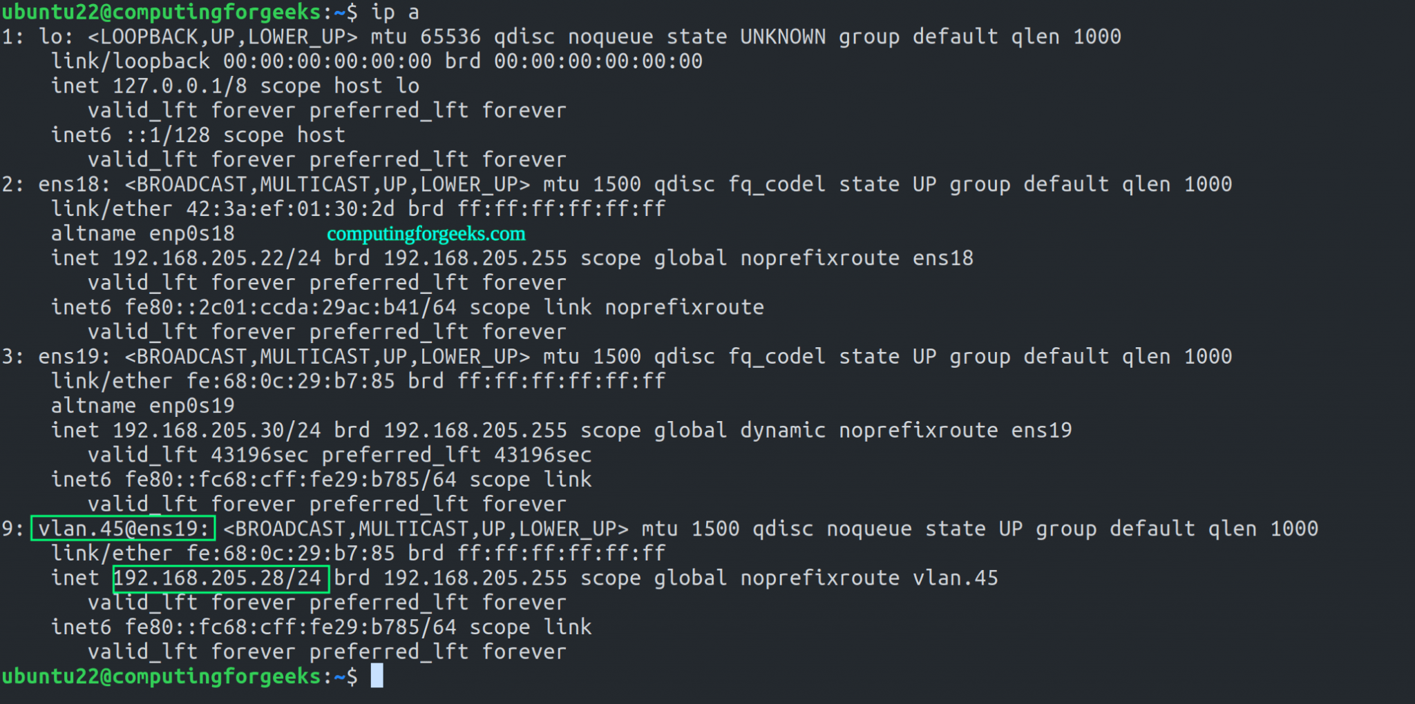 Configuring Linux Bridge / VLAN interface using Netplan on Ubuntu | ComputingForGeeks