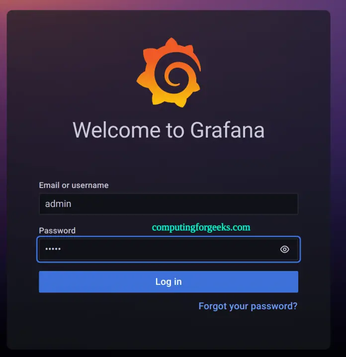 How To Run Grafana Server In Docker Container Computingforgeeks