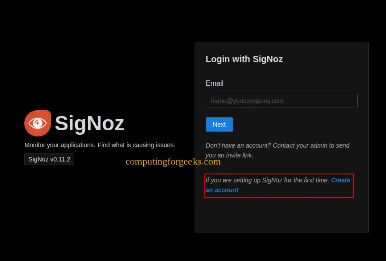 Monitor Applications And Troubleshoot Issues Using Signoz Computingforgeeks