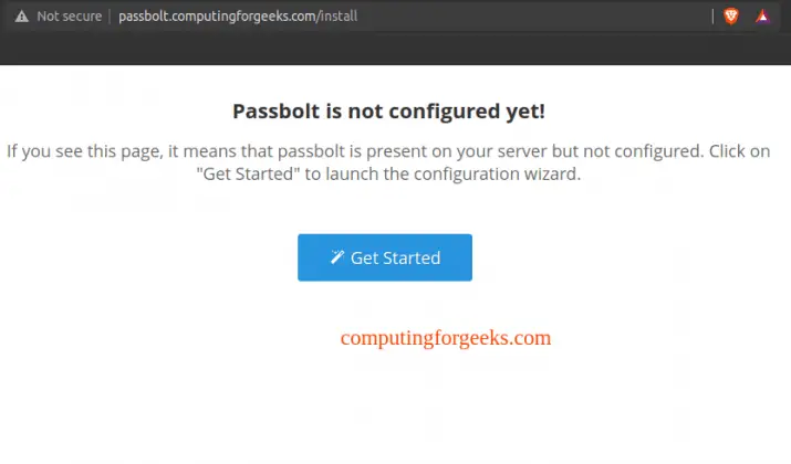 Configure Passbolt Password Manager on Linux | ComputingForGeeks