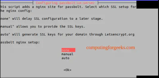 Configure Passbolt Password Manager on Linux | ComputingForGeeks