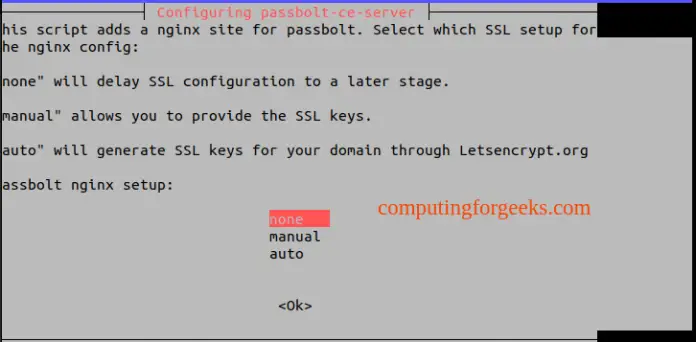 Configure Passbolt Password Manager on Linux | ComputingForGeeks