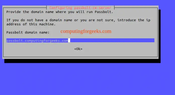 Configure Passbolt Password Manager on Linux | ComputingForGeeks