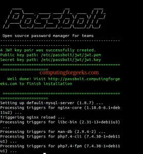 Configure Passbolt Password Manager on Linux | ComputingForGeeks