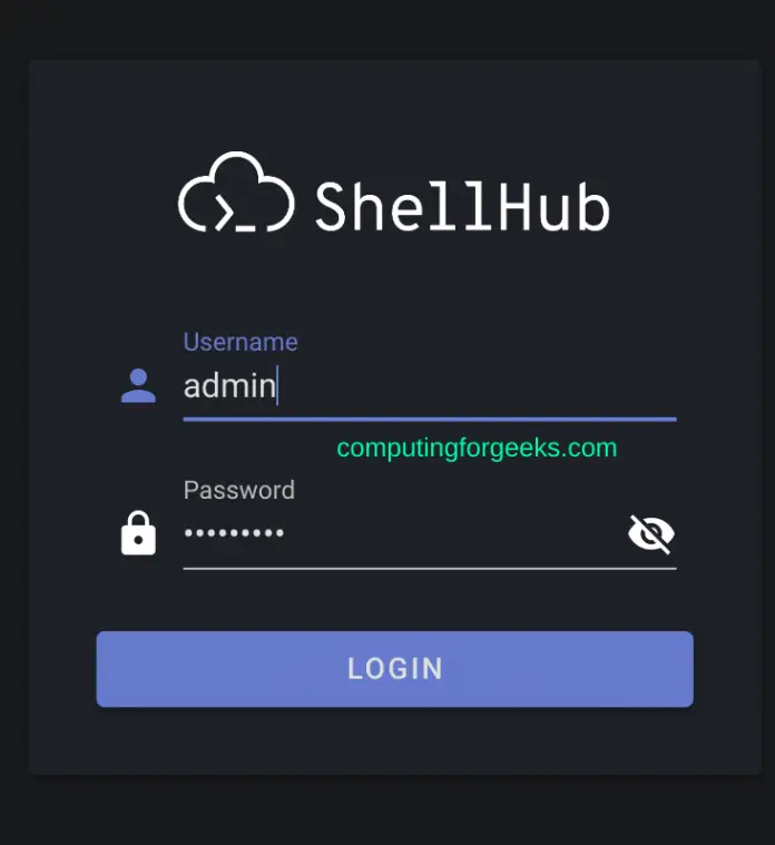Configure Centralized SSH for Linux systems using ShellHub | ComputingForGeeks