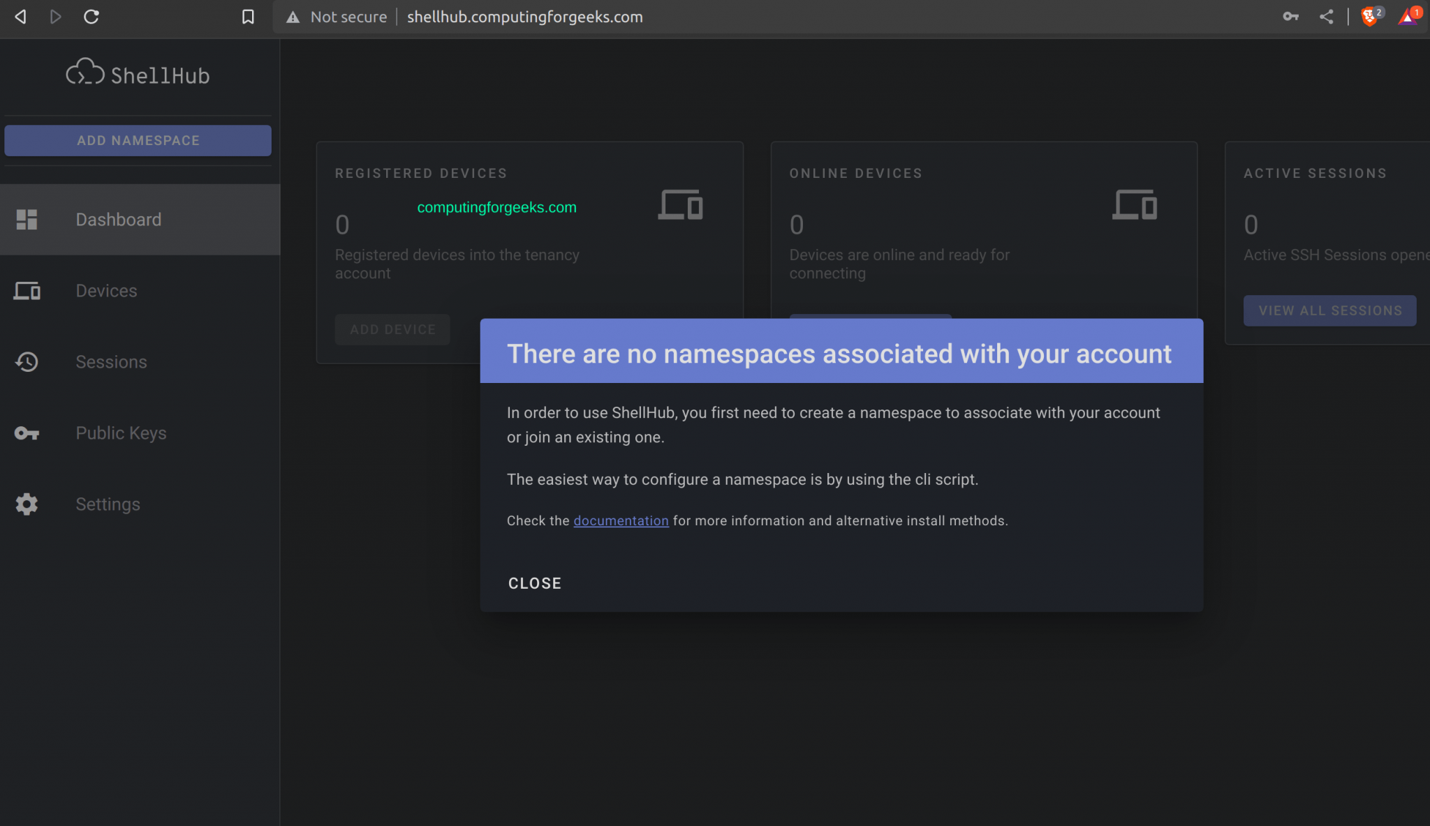 Configure Centralized Ssh For Linux Systems Using Shellhub