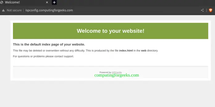How To Install ISPConfig Control Panel on Ubuntu 22.04 | ComputingForGeeks