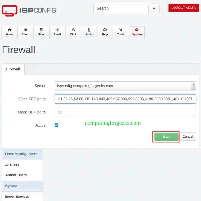 How To Install Ispconfig Control Panel On Ubuntu 2204 Computingforgeeks