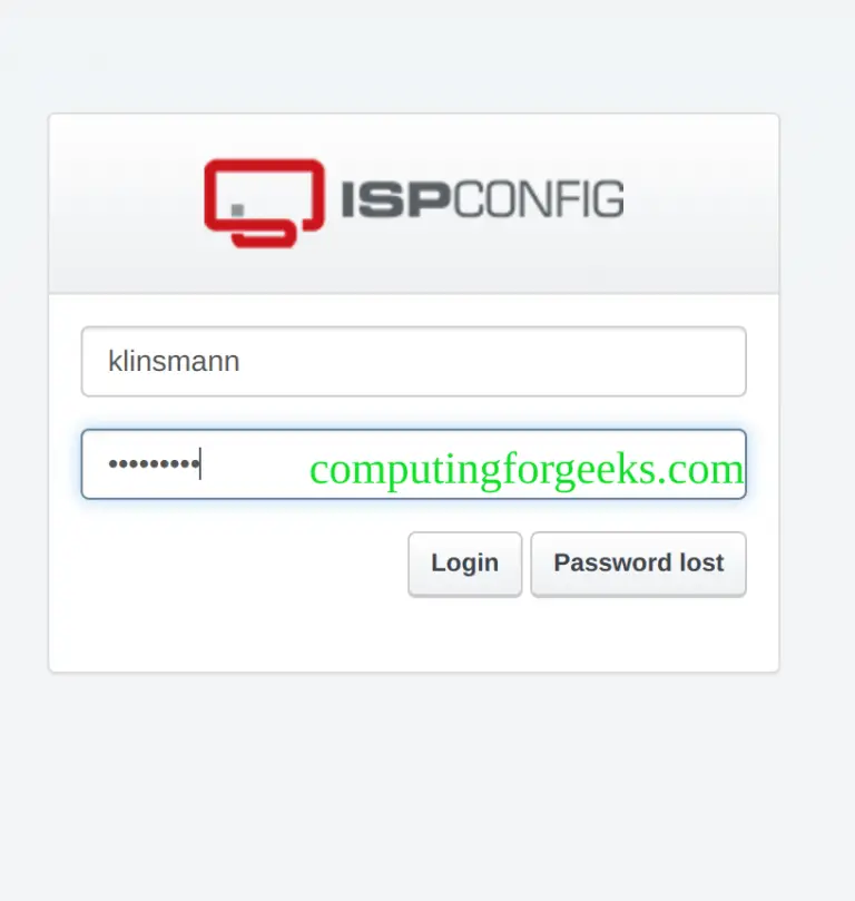 How To Install ISPConfig Control Panel on Ubuntu 22.04 | ComputingForGeeks
