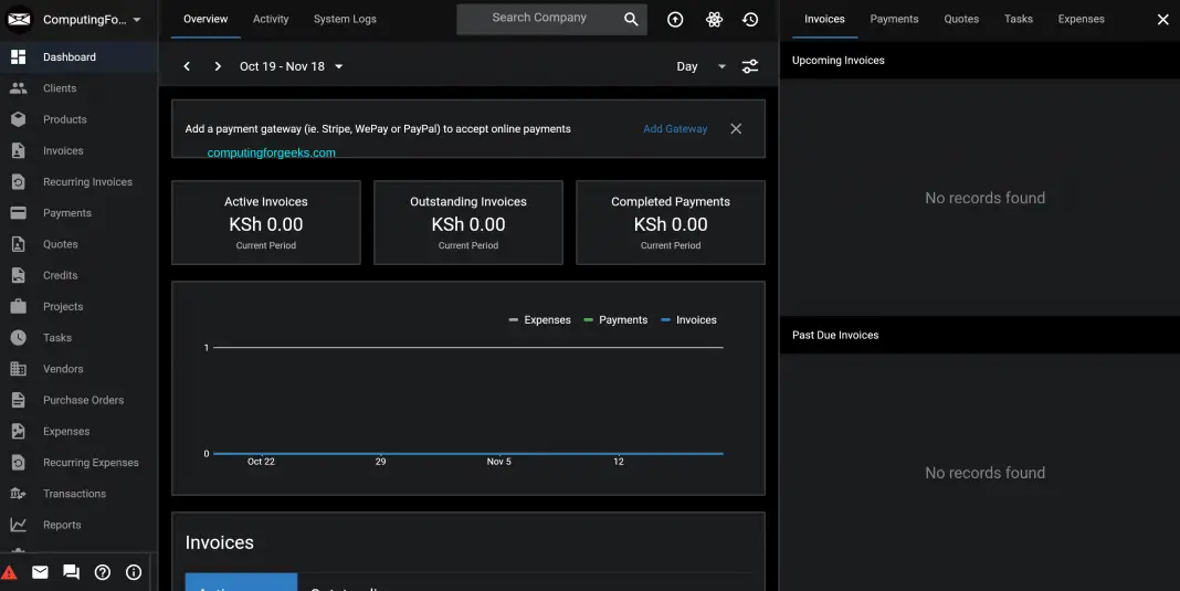 How To Install Invoice Ninja 5 on Ubuntu 22.04 | ComputingForGeeks