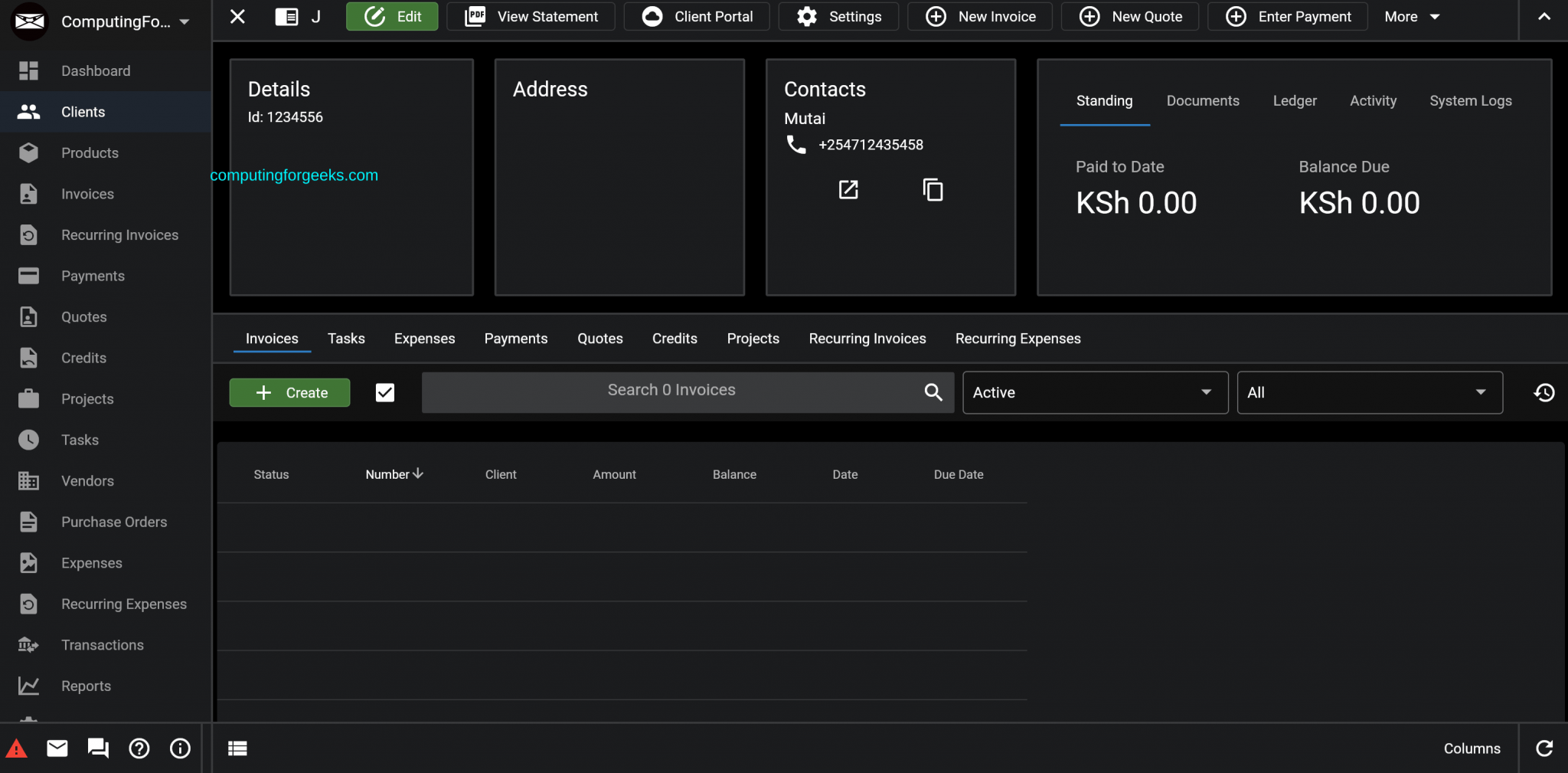 How To Install Invoice Ninja 5 on Ubuntu 22.04 | ComputingForGeeks