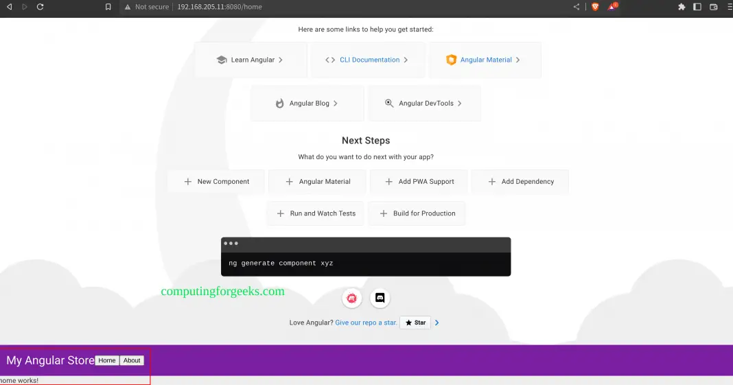 Manage Angular Projects With Angular Cli Guide Computingforgeeks