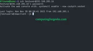 Configure OpenLDAP Client on Rocky Linux 8 / AlmaLinux 8 | ComputingForGeeks