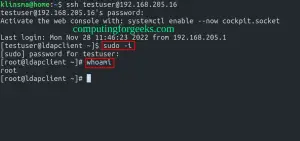 Configure OpenLDAP Client on Rocky Linux 8 / AlmaLinux 8 | ComputingForGeeks