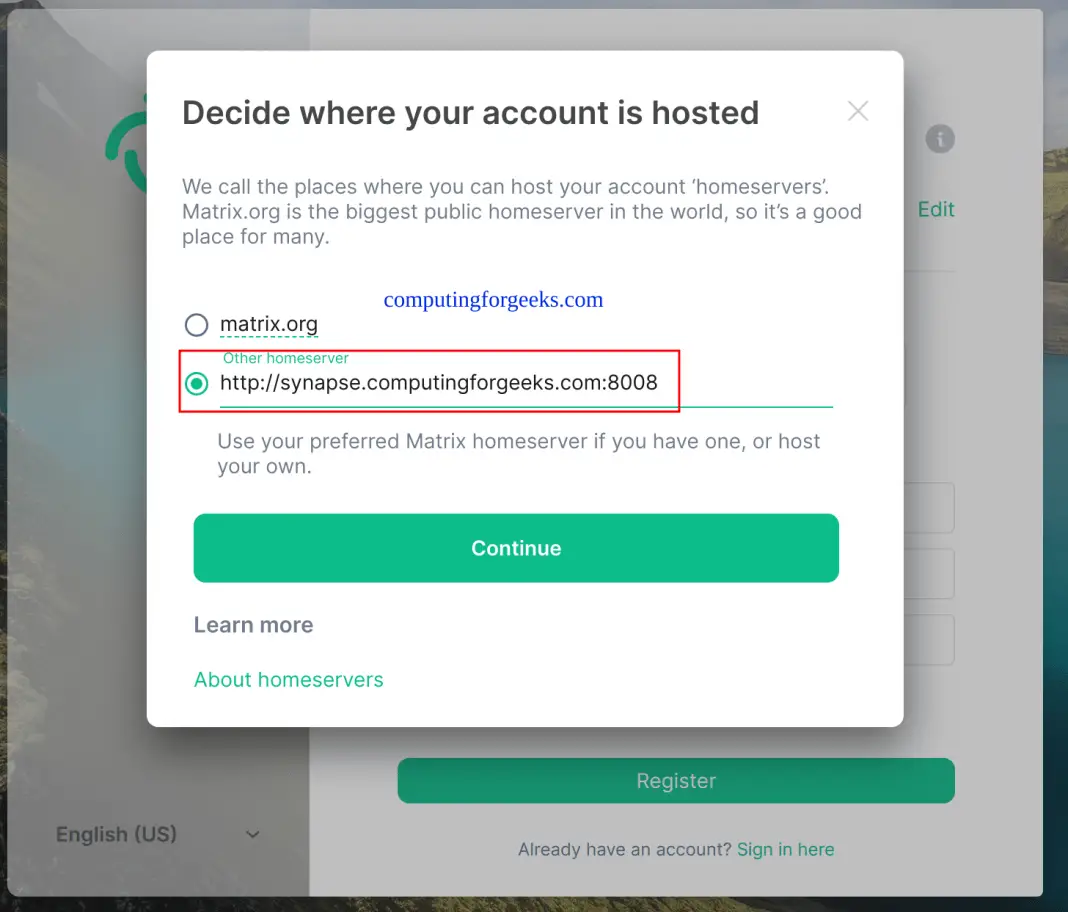 Run Synapse Matrix Homeserver In Docker Containers Computingforgeeks 7722