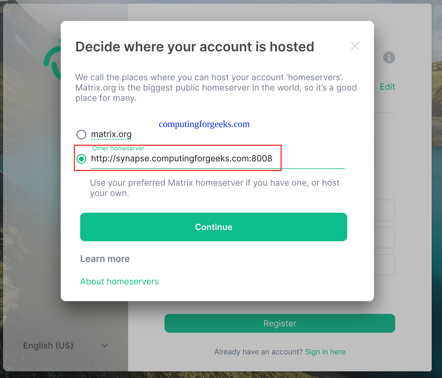 Run Synapse Matrix Homeserver In Docker Containers Computingforgeeks 6977