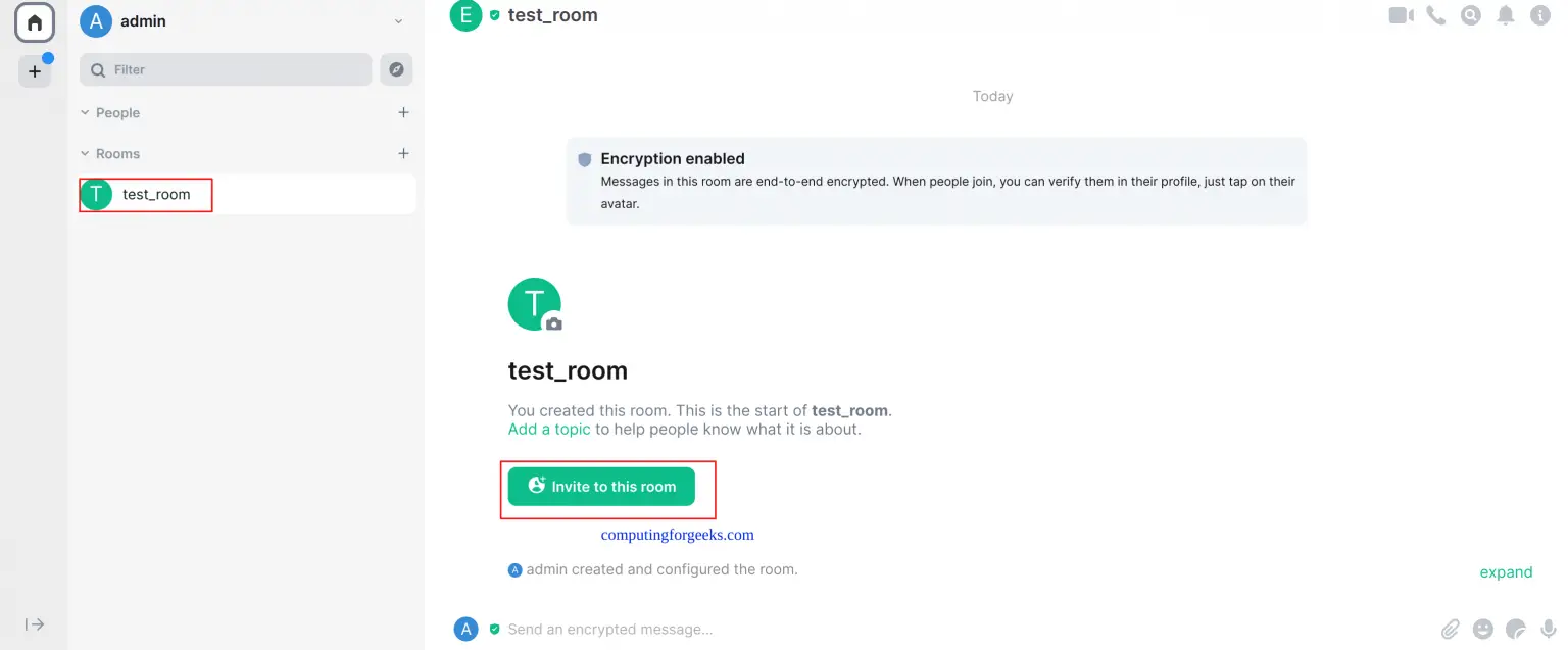 Run Synapse Matrix homeserver in Docker Containers | ComputingForGeeks