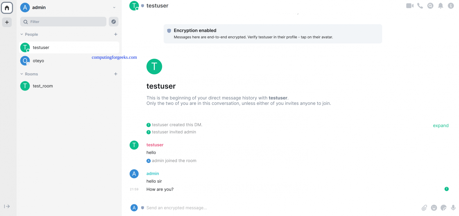 Run Synapse Matrix Homeserver In Docker Containers Computingforgeeks