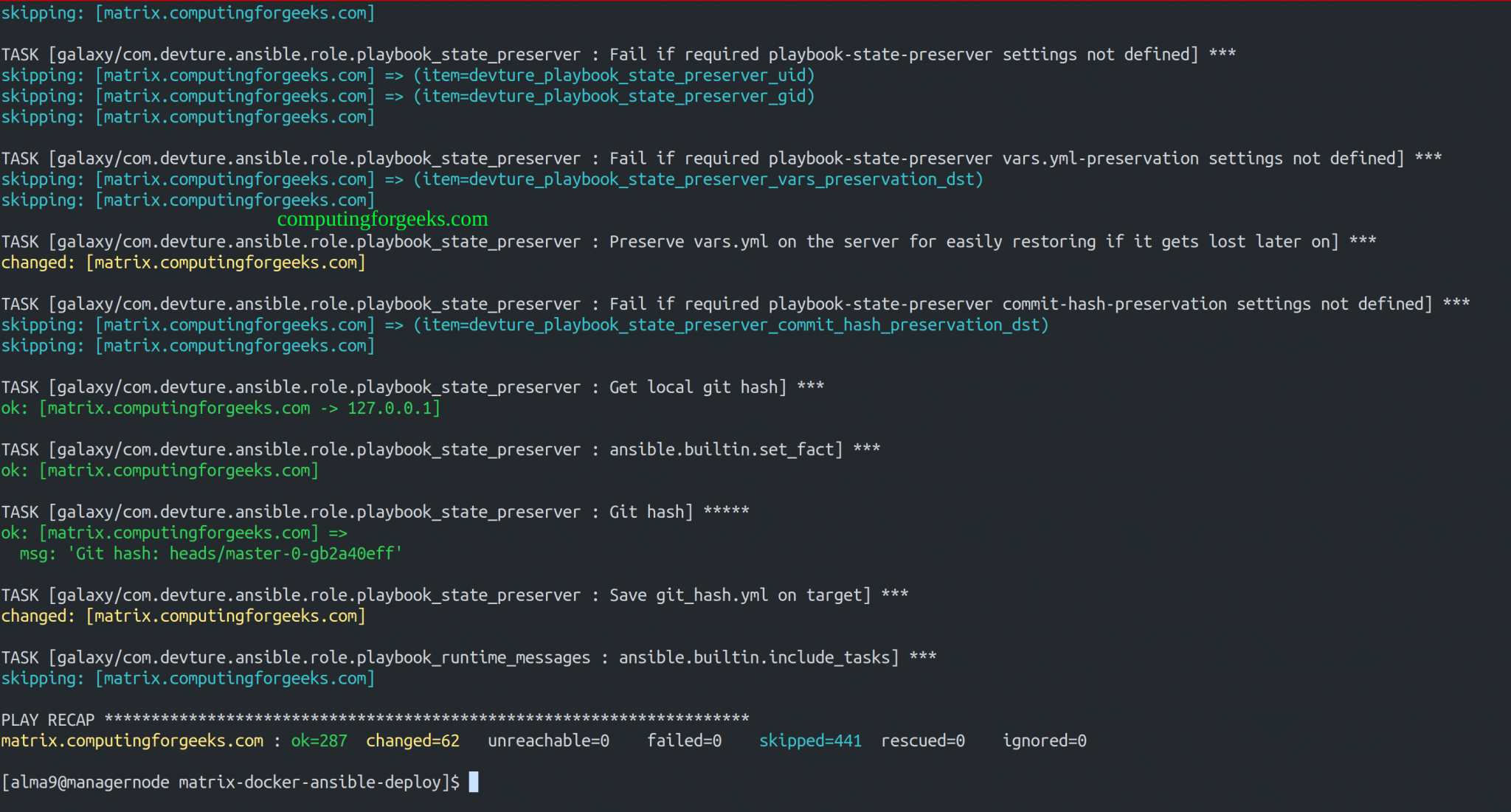 How To Deploy Matrix Server Using Ansible And Docker Computingforgeeks 5128