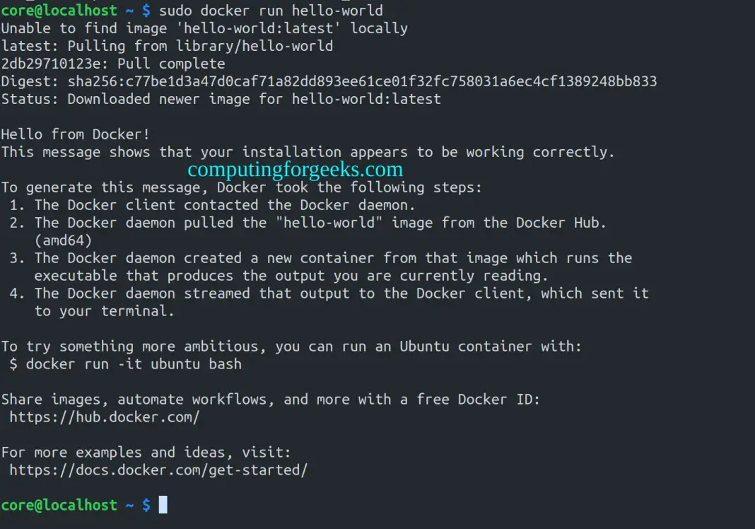 How To Install Flatcar Container Linux in Proxmox VE | ComputingForGeeks