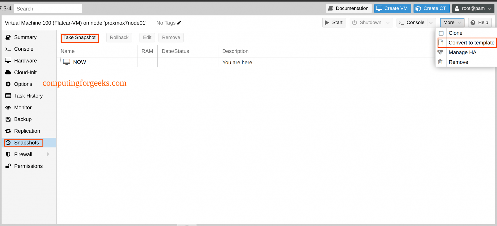 How To Install Flatcar Container Linux In Proxmox Ve Computingforgeeks