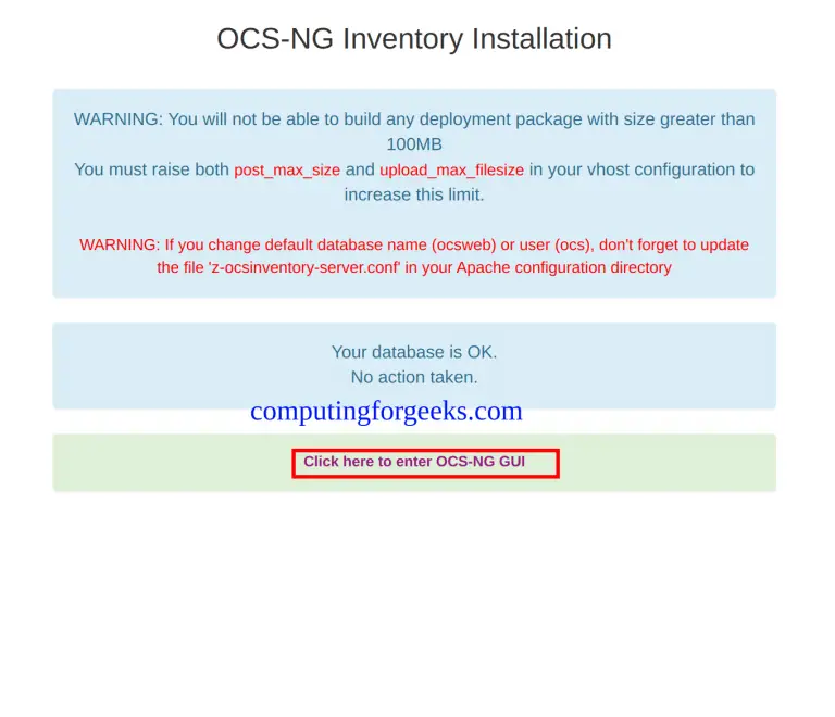 Install OCS Inventory Server on Rocky Linux 8 / AlmaLinux 8 ...