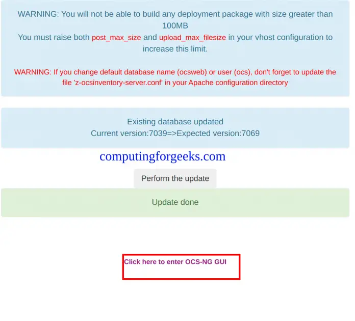 Install Ocs Inventory Server On Rocky Linux 8 Almalinux 8 Computingforgeeks