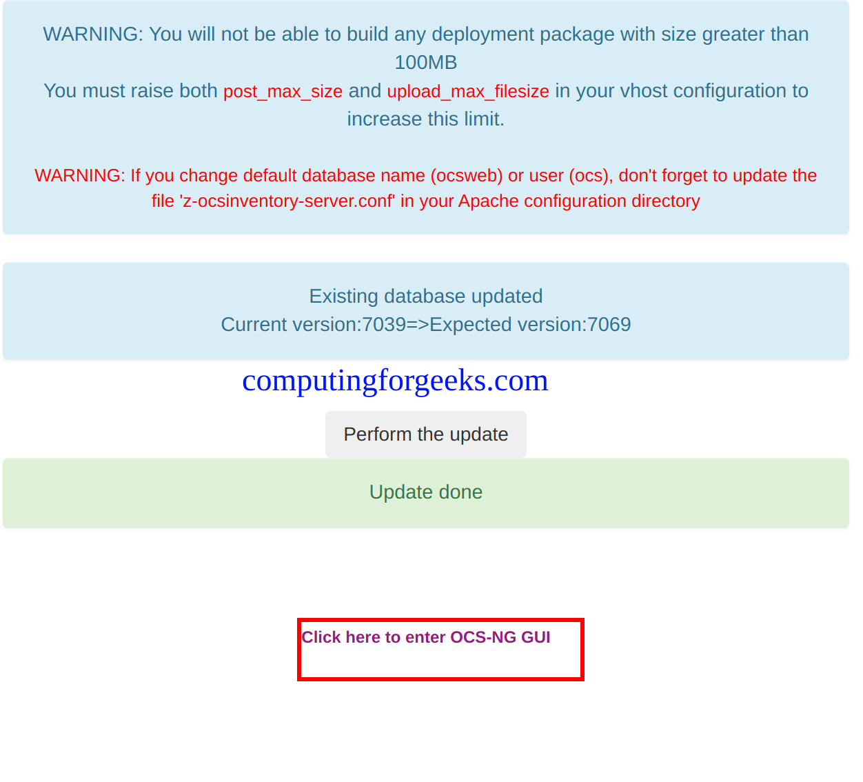 Install OCS Inventory Server on Rocky Linux 8 / AlmaLinux 8 ...