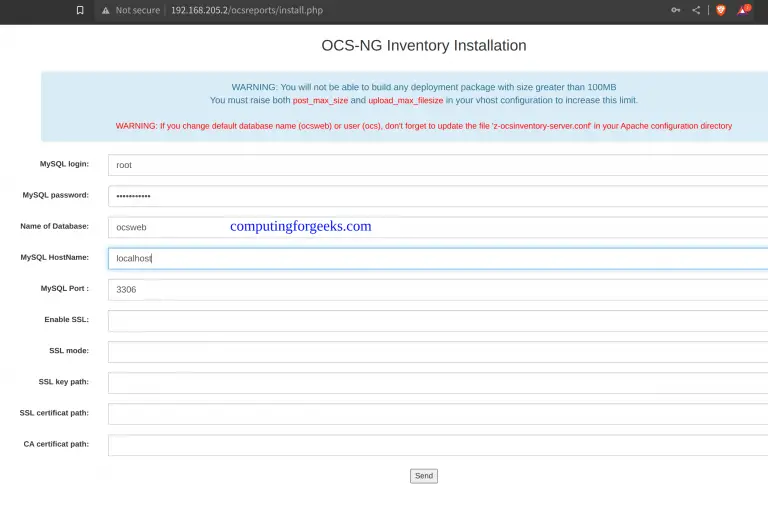 Install OCS Inventory Server on Rocky Linux 8 / AlmaLinux 8 ...