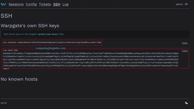 How To Setup Ssh And Mysql Bastion Server Using Warpgate Computingforgeeks
