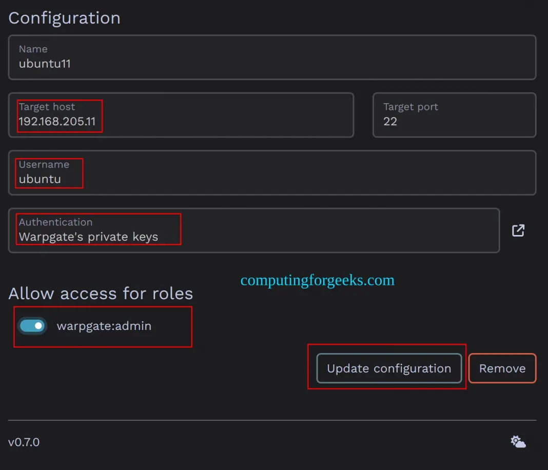 How To Setup Ssh And Mysql Bastion Server Using Warpgate Computingforgeeks