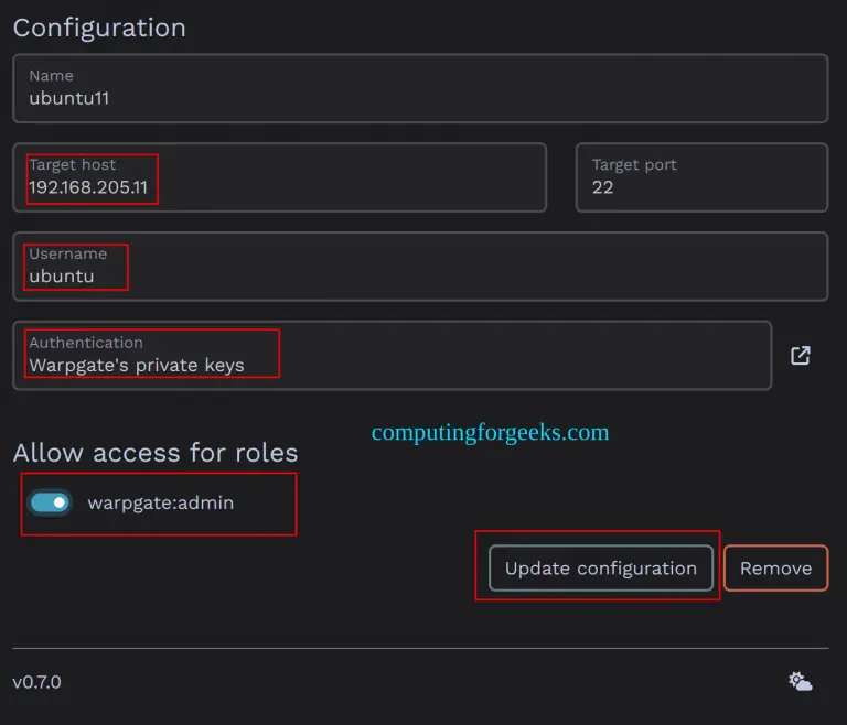 How To Setup SSH and MySQL Bastion Server using Warpgate | ComputingForGeeks