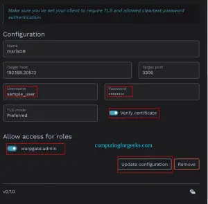 How To Setup SSH and MySQL Bastion Server using Warpgate | ComputingForGeeks