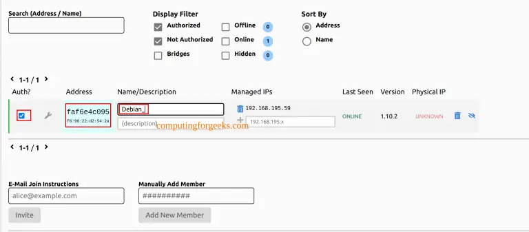 How To Set up and Use ZeroTier VPN Server | ComputingForGeeks