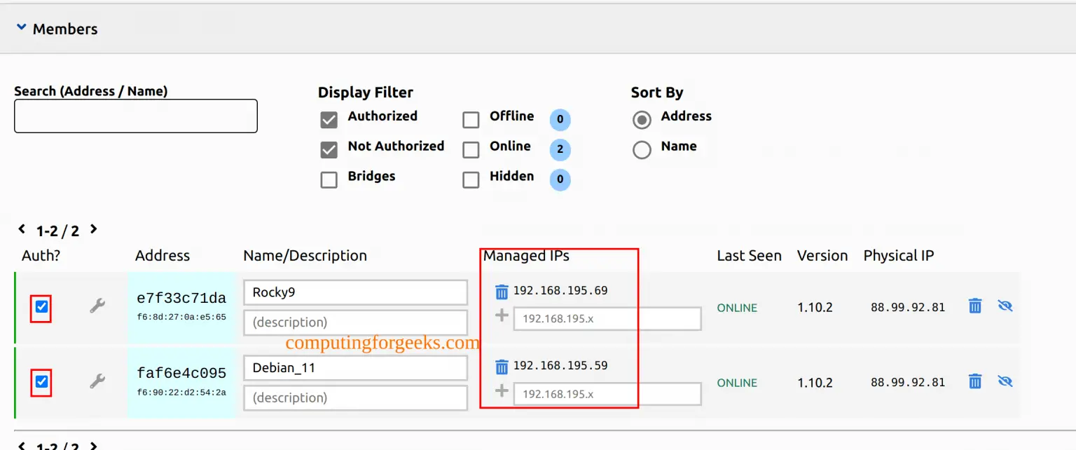 How To Set up and Use ZeroTier VPN Server | ComputingForGeeks