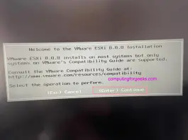 How To Create VMware ESXi 8 Bootable USB Stick on Linux | ComputingForGeeks