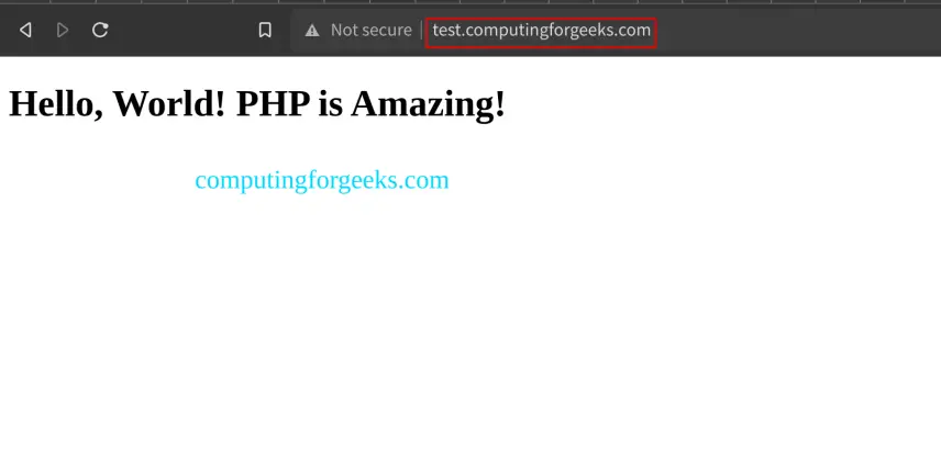 Hosting PHP Applications on Linux with Apache / Nginx Web Server | ComputingForGeeks