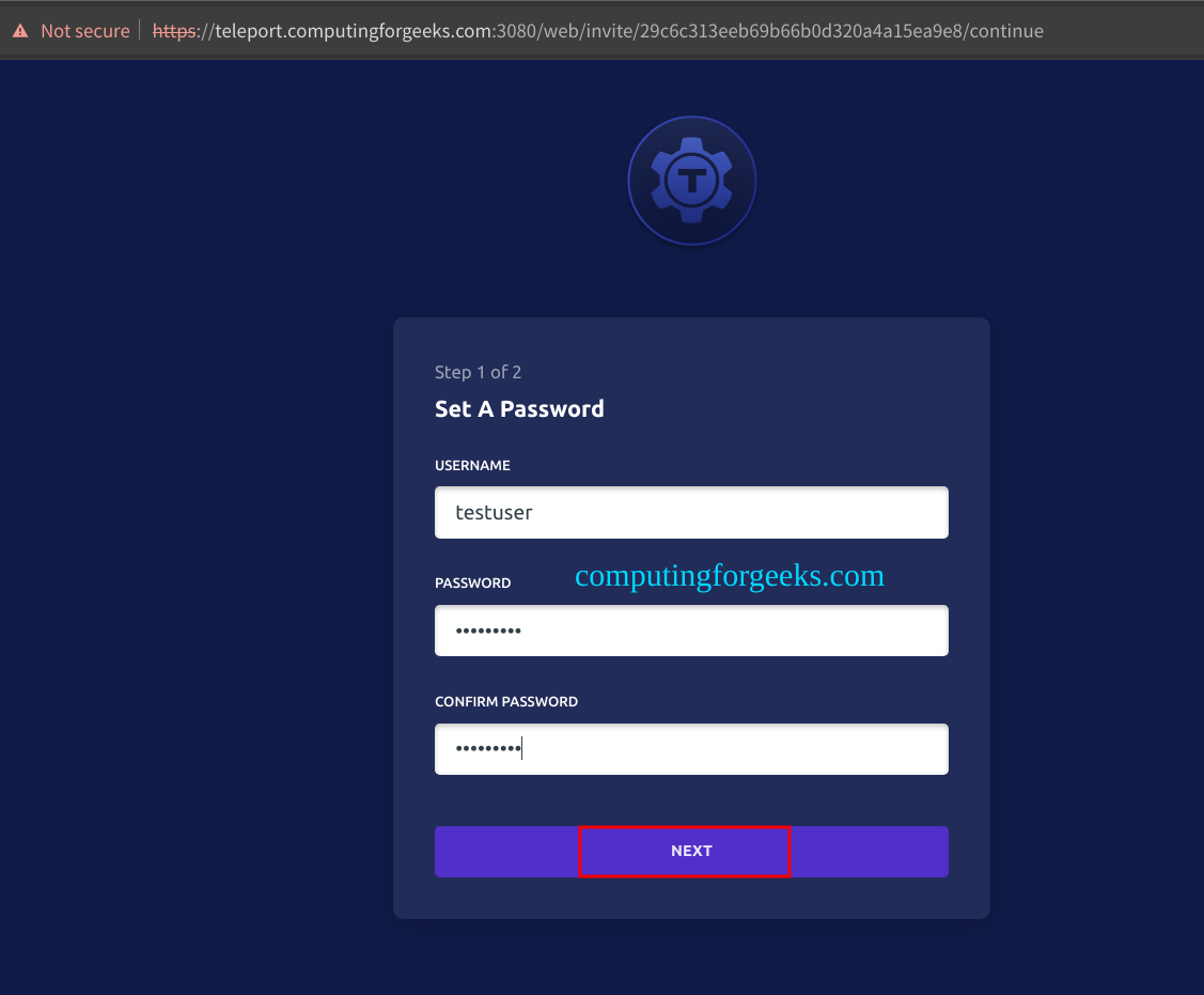 Run Teleport in Docker Container using Docker Compose | ComputingForGeeks