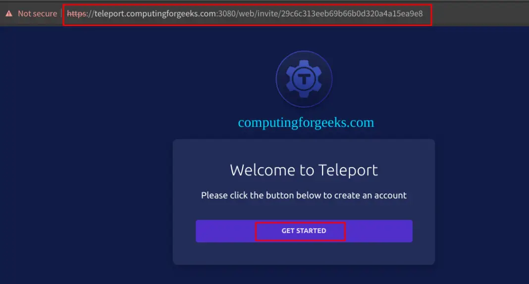 Run Teleport in Docker Container using Docker Compose | ComputingForGeeks