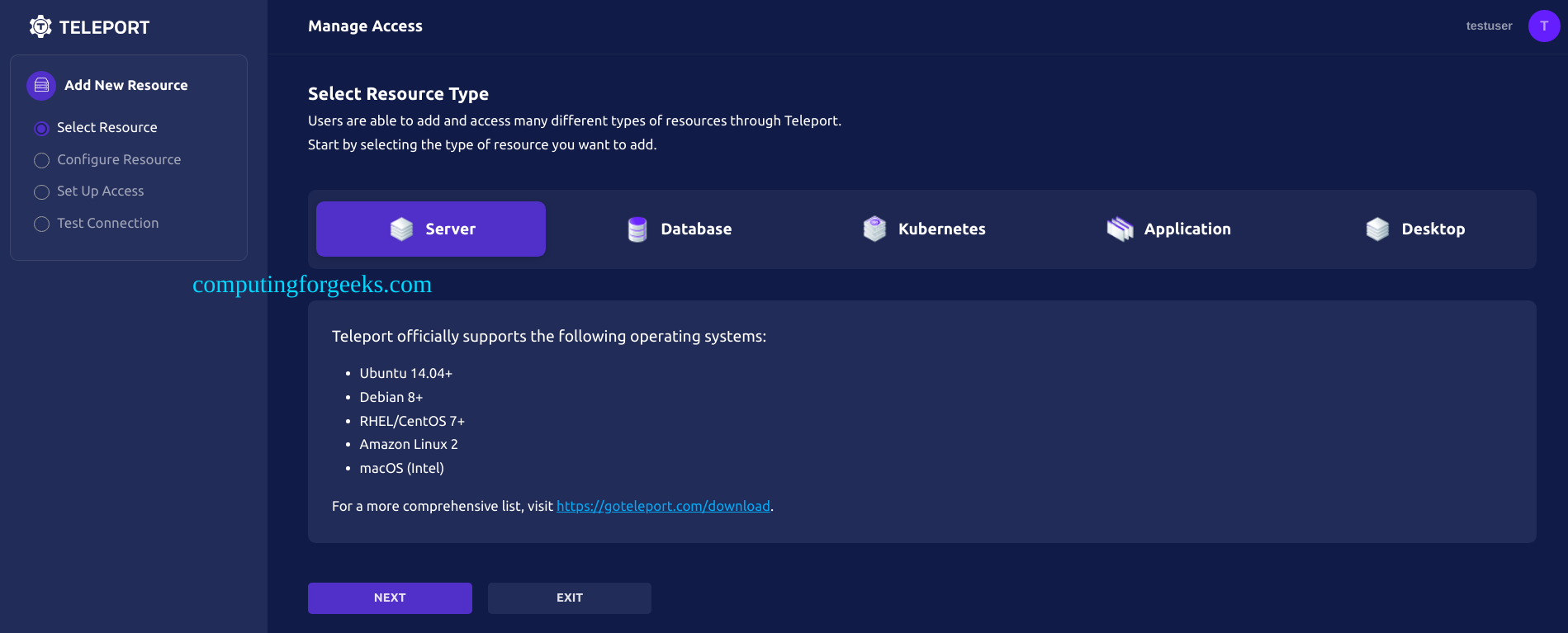 Run Teleport In Docker Container Using Docker Compose Computingforgeeks 2268